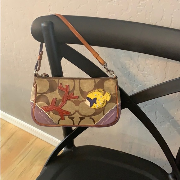 Coach | Bags | Coach Signature Under The Sea Purseclutchbag | Poshmark